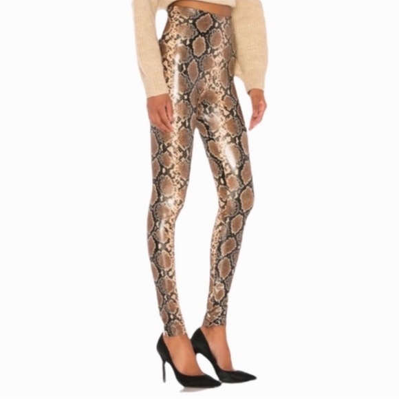 Commando | Pants & Jumpsuits | 7 Commando Faux Leather Snake Print ...